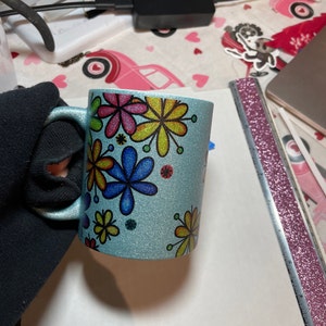 10oz Cricut Stackable Mugs Svg Flowers Mug Press Svg Cricut | Etsy