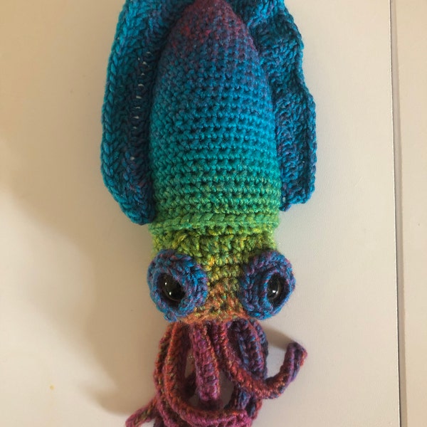 PATTERN ONLY Rainbow Cuttlefish Amigurumi Crochet - Etsy