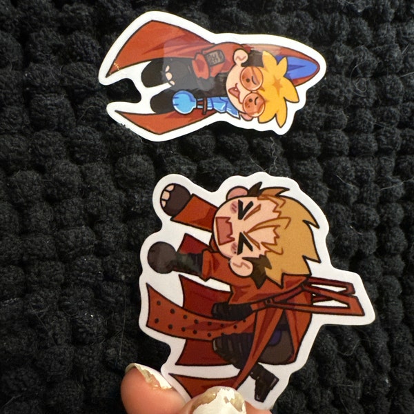 Hanging Vash Sticker ; Trigun Stampede / Trigun Maximum Inspired Vinyl ...