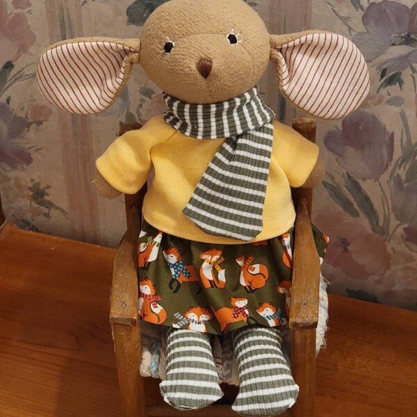 Reggie's Pretty Party Dress Pattern PDF -fits Waldorf Doll 16" to 18 ...