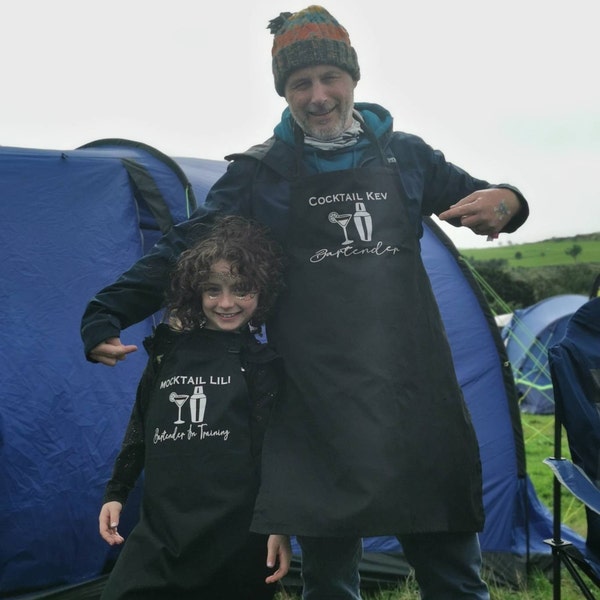 Cleaning Apron, Personalised ANY Name's Cleaning Services Pocket Half ...