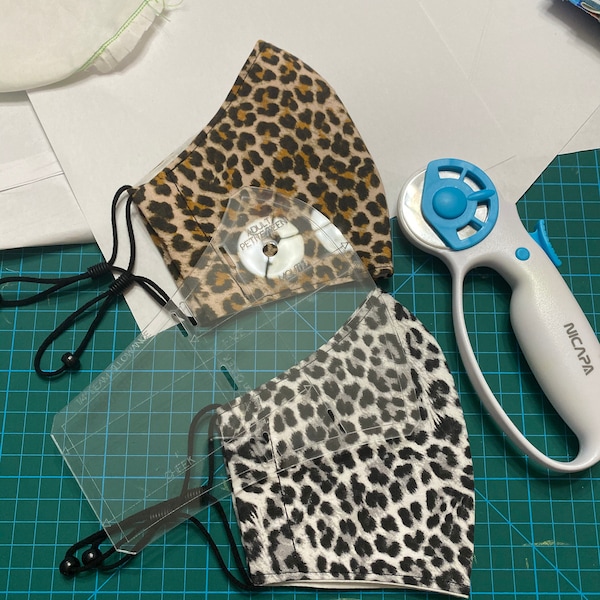 Olson Combined Mask Acrylic Templates - 5 Sizes for Adult and Child ...