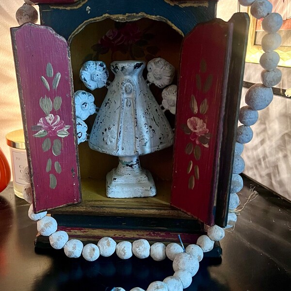 Gorgeous Oratory Baroque Handmade Wooden Oratory Hand-painted Vintage ...