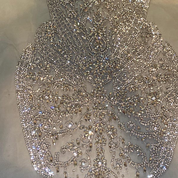 5mm Rhinestone Cord/ Rhinestone Rope/ Rhinestone Trim per Yard/ 36 ...