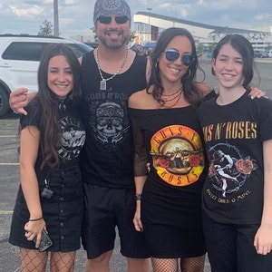 Motley Crue Girls Girls Girls Print Mini Dress Fishnet Sleeves | Etsy