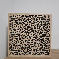 Wood Acoustic Panel With Foam, Sound Absorber and Diffuser, Sound Panel ...