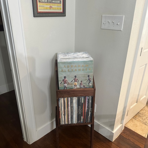 Record Storage Stand / Front Flip Case / Vinyl Display Case - Etsy