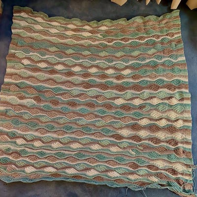 CROCHET PATTERN One Stitch Wonder Stitch Tutorial Make Blanket or Scarf ...