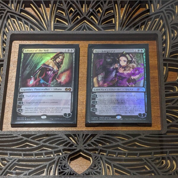 MTG Custom Wooden Card Display | Magic the Gathering Card Frame ...