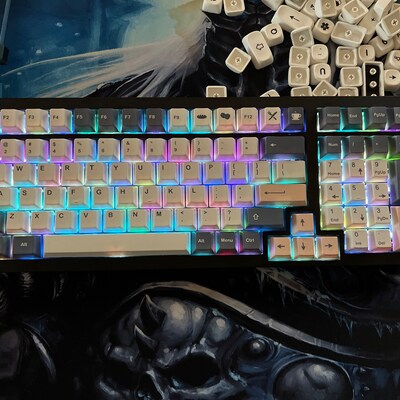Gaiju Themed Keycaps Colorful 141 Keys PBT Cherry Profile MX Stem for ...