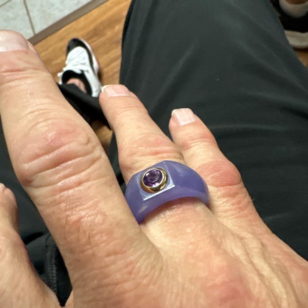 14k Gold 1980s Marquise Tension Mount Spectacular Engagement Ring With ...