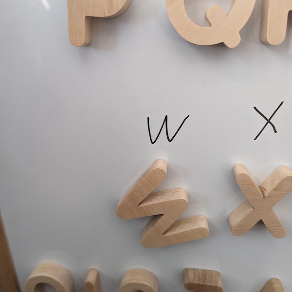 20 Wooden Blocks in Box, Wooden Cubes, Kids Block Toy, Building Blocks ...