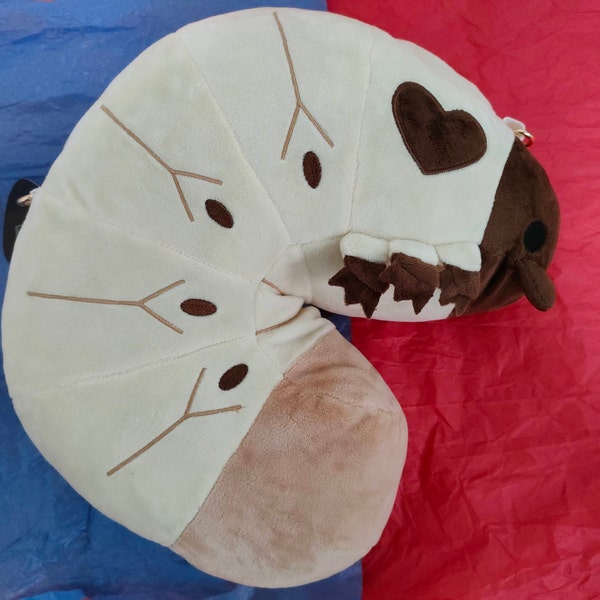 Love Grub Plush Bag - Beetle Insect Invertebrate Worm Maggot Larvae ...