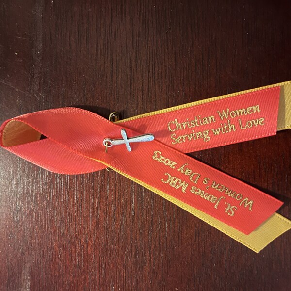 Custom Satin Lapel Pinned Custom Ribbons, Ready to Hand Out, Graduation ...