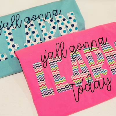 DADA Satin Stitch Arched Applique Embroidery Design Father's Day Gift ...