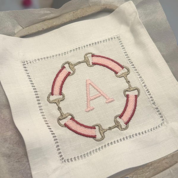 Equestrian Monogram Frame, Embroidery File Download, Equestrian Decor ...