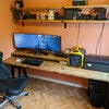 Bespoke Rustic Gaming Desk With A Frame Industrial Legs - Etsy