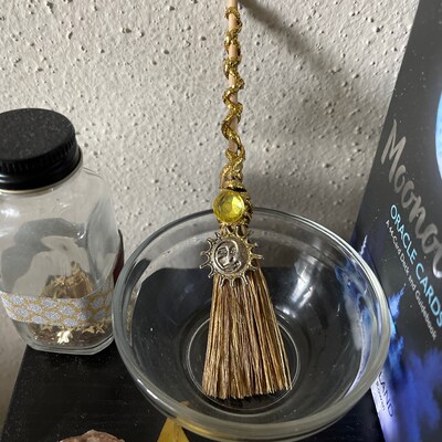 Moon Fairy faeries Moon Goddess Wiccan Alter Tool Besom / - Etsy
