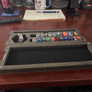 Dungeons Box™ D&D Dice Box USA Made Hero Dice Vault Handmade RPG Bamboo ...