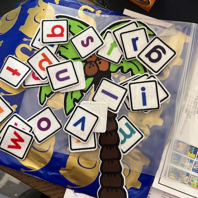 Chicka Chicka Boom Boom Felt / Flannel Board Story. Alphabet Letters - Etsy