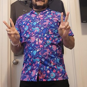 LGBT Pride Button up Shirt - Etsy