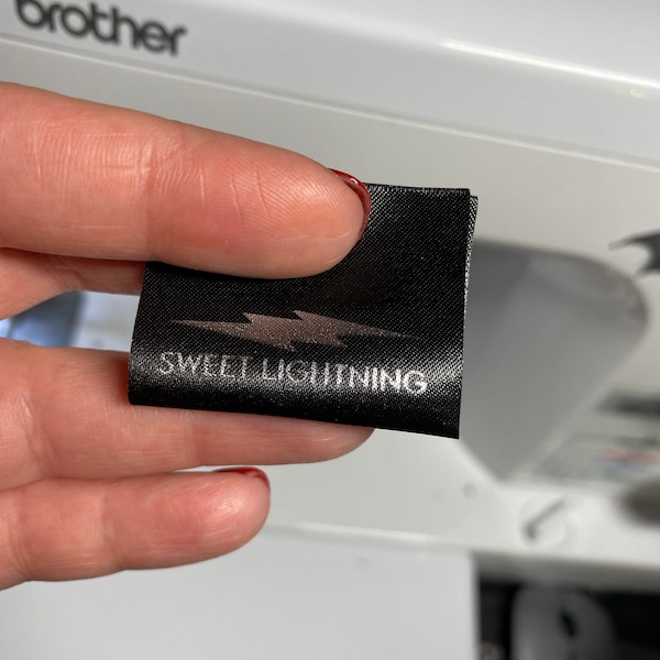 Custom Satin Ribbon Clothing Labels: Sew-in Fabric Tags - Etsy