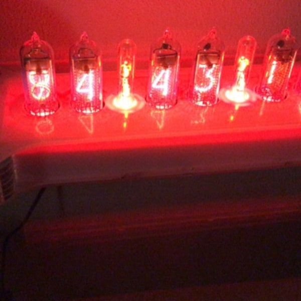 DIY KIT IN-12 Nixie Tube Clock Acrylic Stand [sockets] [tubes Power ...