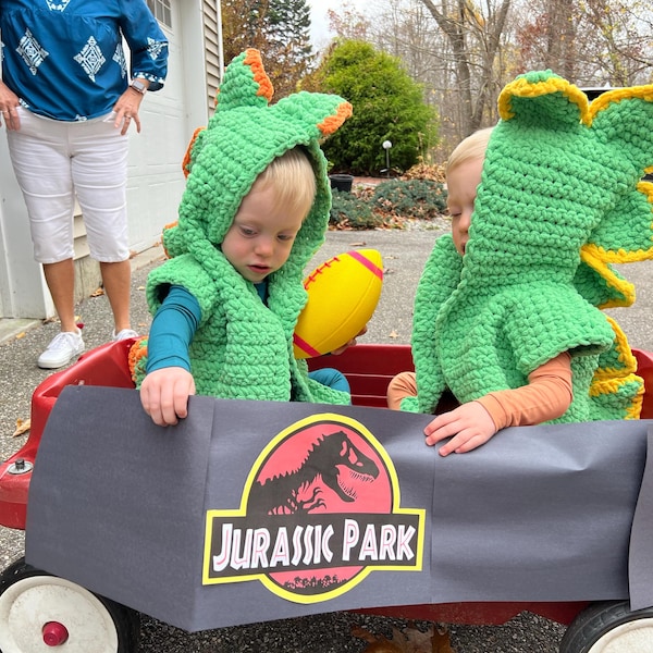 KIDS' Dinosaur Vest Crochet Pattern | 0 to 5 Years | Pattern is in ...