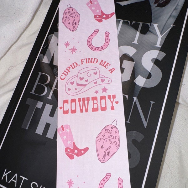 Cowboy Romance Bookmark | Cowgirl Western Bookmark | Book Lovers ...