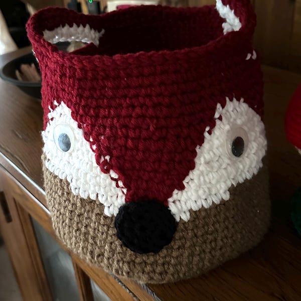 Vera's Fox Basket Pattern - Etsy