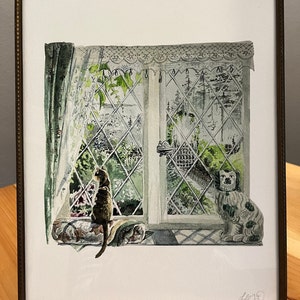 Narnia Inspired Watercolor Fine Art Print: Literary Windows Series ...