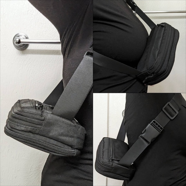 Pin Belt Bag - Ita Bag, Pin Display Bag, Clear Pocket Display Bag, Pin ...