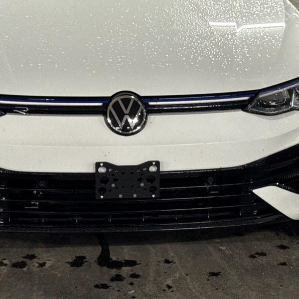 2015-2017 MK7 GOLF GTI License Plate Holder V2.0 - Etsy