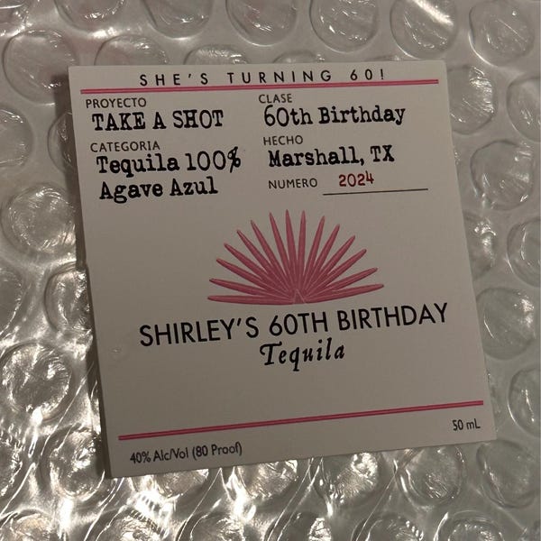 Custom Patron Label, Liquor Label, Graduation Bottle Labels, Grad Gift ...