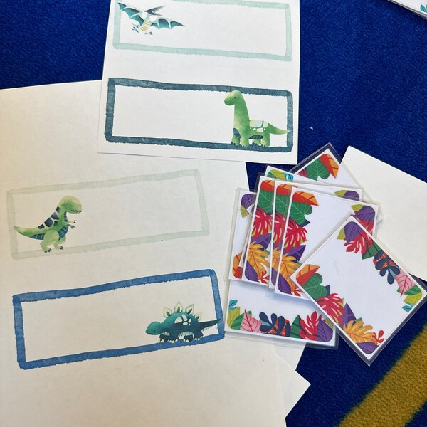 Boho Rainbow Classroom Cubby Name Tags Label Editable Themed Classroom ...