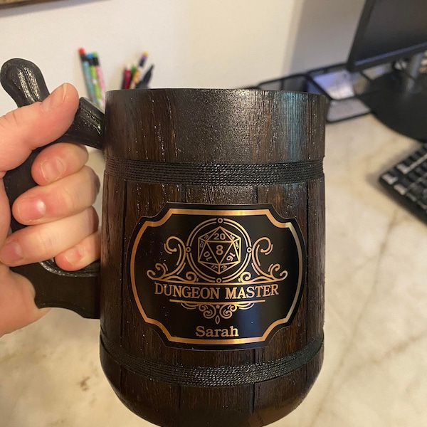Dungeon Master Personalized Mug. Dungeon and Dragons Mug Custom Beer ...