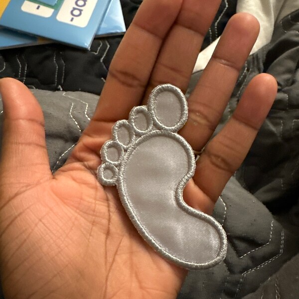 Baby Footprint, Patch! Custom Made! - Etsy