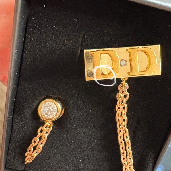 Gold Color Shirt Jacket Collar Chain Brooch Set,jacket Lapel Pin Shirt ...