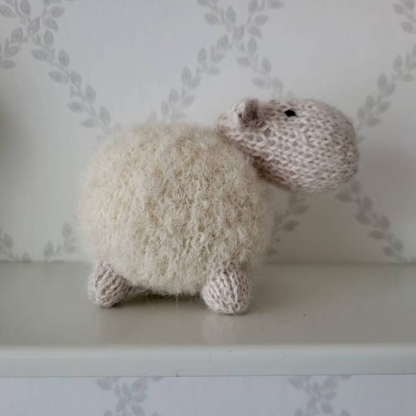 Lamb Knitting Pattern, Knitting Toy, Knit Sheep Pattern, Knitted Animal ...