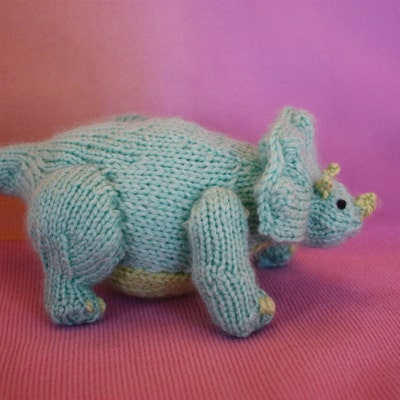 Stegosaurus Knitting Pattern - Etsy