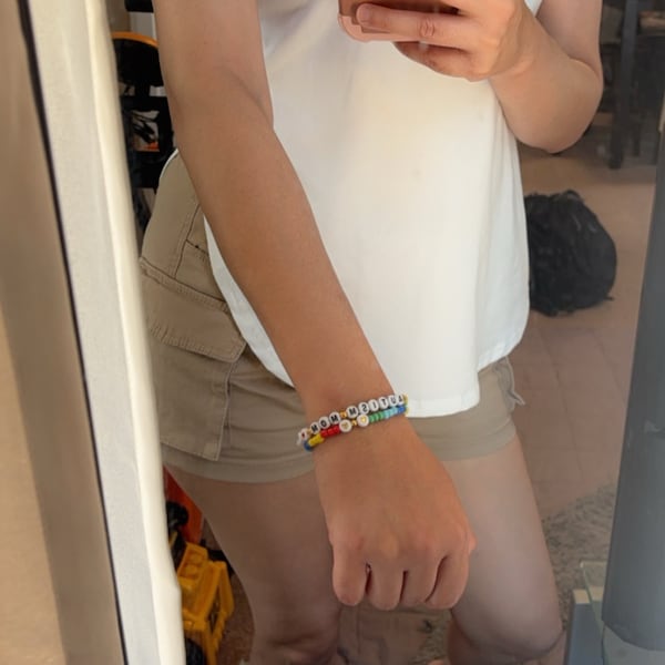 Spoonie - Autoimmune Disease Awareness Handcrafted Beaded Stretch Bracelet - Chronic Illness ...