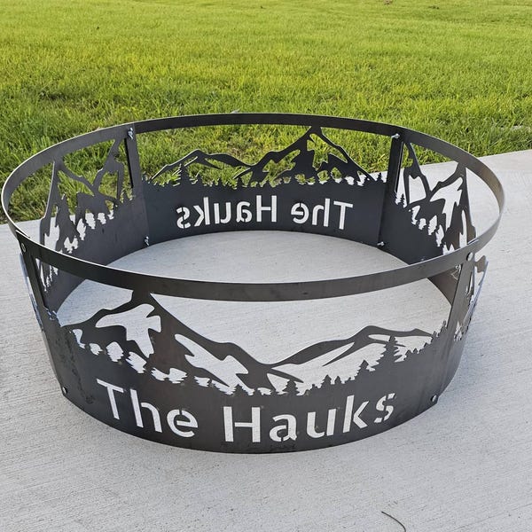 Custom Fire Pits Custom Fire Ring Pits Heavy Duty Outdoor Fire Pit ...