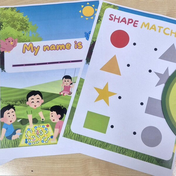 Printable Toddler Busy Book, Alphabet, Numbers & Story Adventures ...