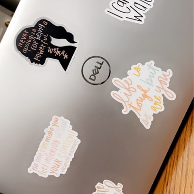 Encouraging & Inspirational Quotes Waterproof Vinyl Stickers No One Can ...