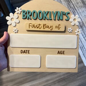 Wooden Daily Responsibilities Chart, Chore Chart for Kids, Visual ...