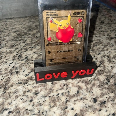 Custom 3D Printed Trading Card Stand - Etsy