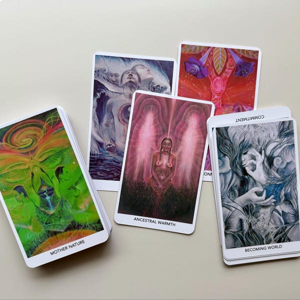 Spiral Oracle Deck - Oracle Cards Original Art Deck - Etsy