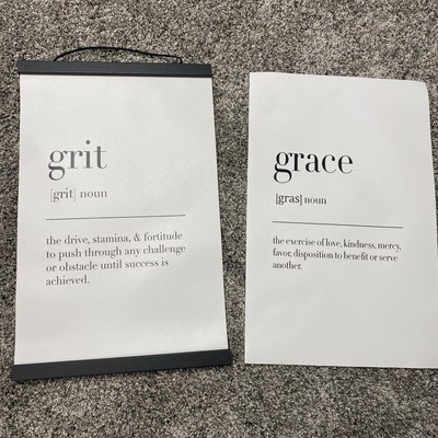 Grace Definition Print Grace Grace Print Grace Poster - Etsy