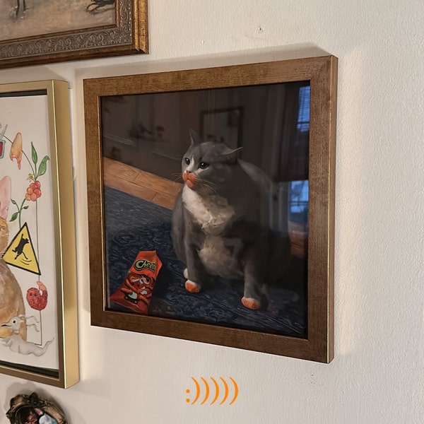 Fat Cat Eats Cheetos and Experiences Existential Dread | Meme Art Re ...