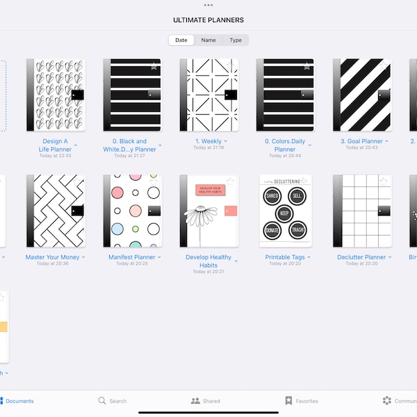 Digital Decluttering Planner, iPad Tablet, Goodnotes, Digital Notebook ...